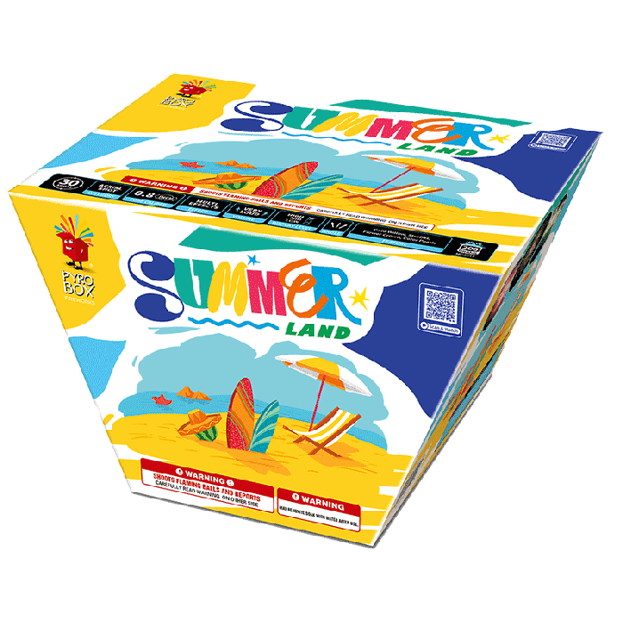 SUMMER LAND | 30 Shot 200 Gram Multi Shot Aerial by Pyro Box Fireworks